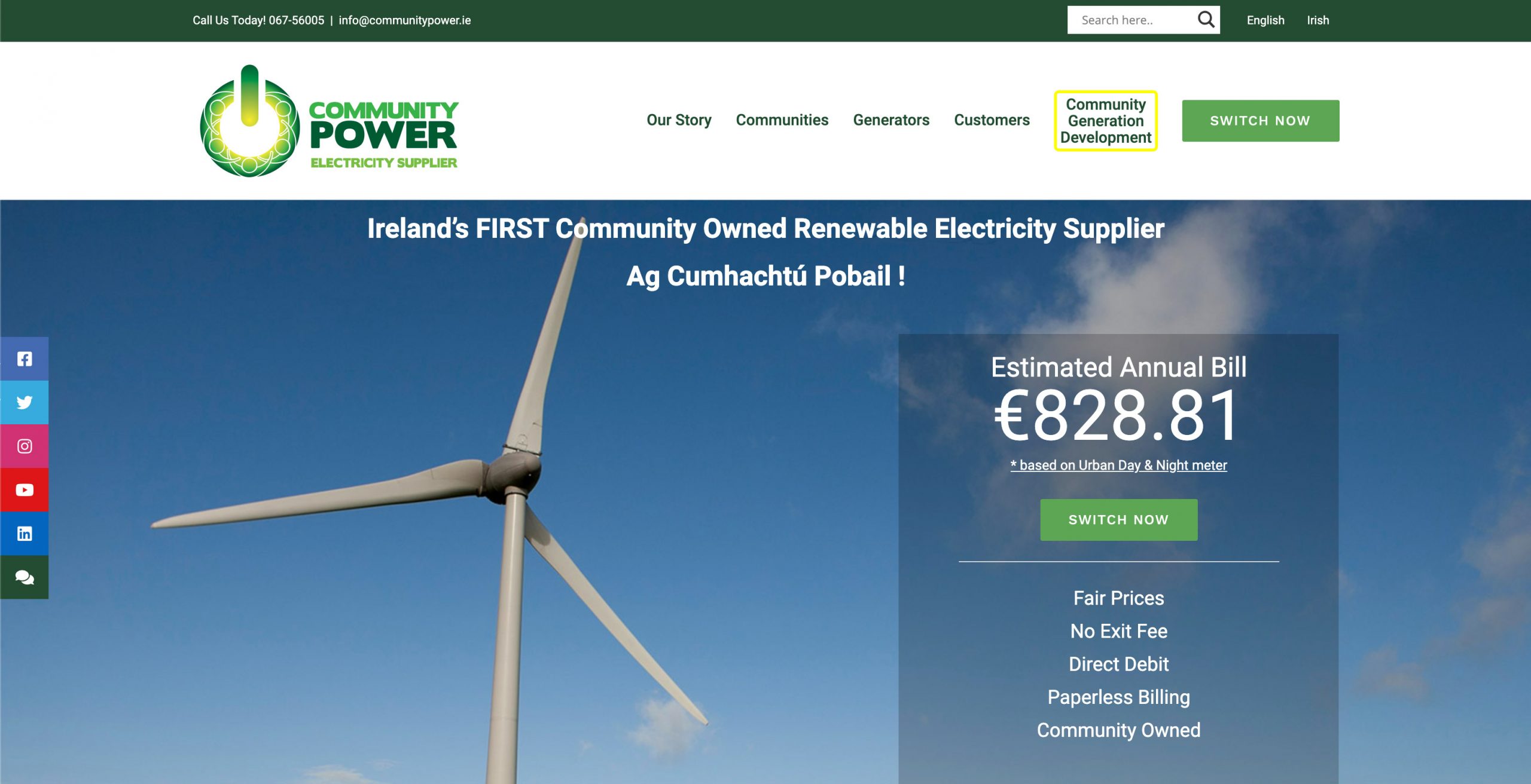Community Power | Ireland’s first community owned electricity supplier.